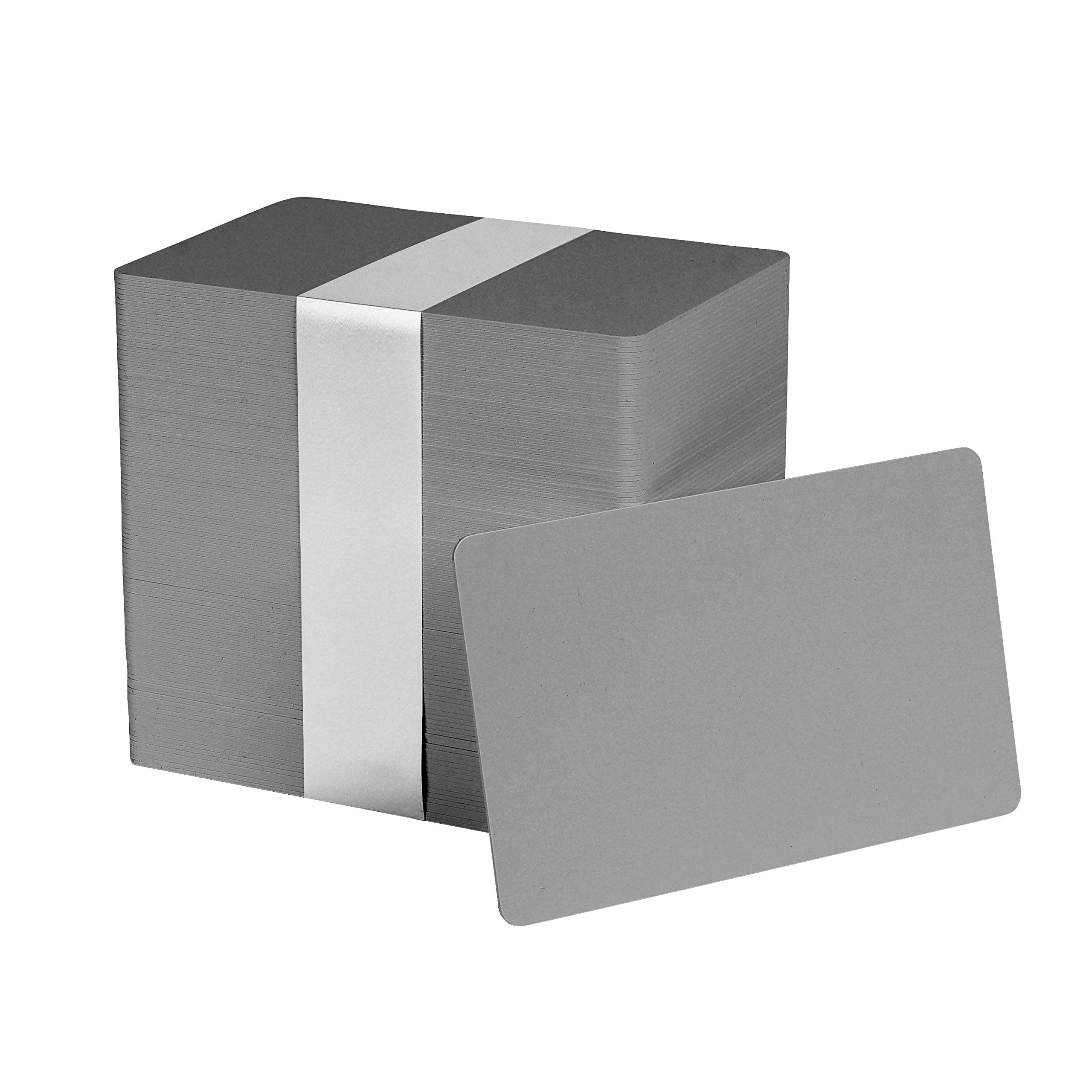 Cards .76mm PVC GREY CR80 - (500 Pack)