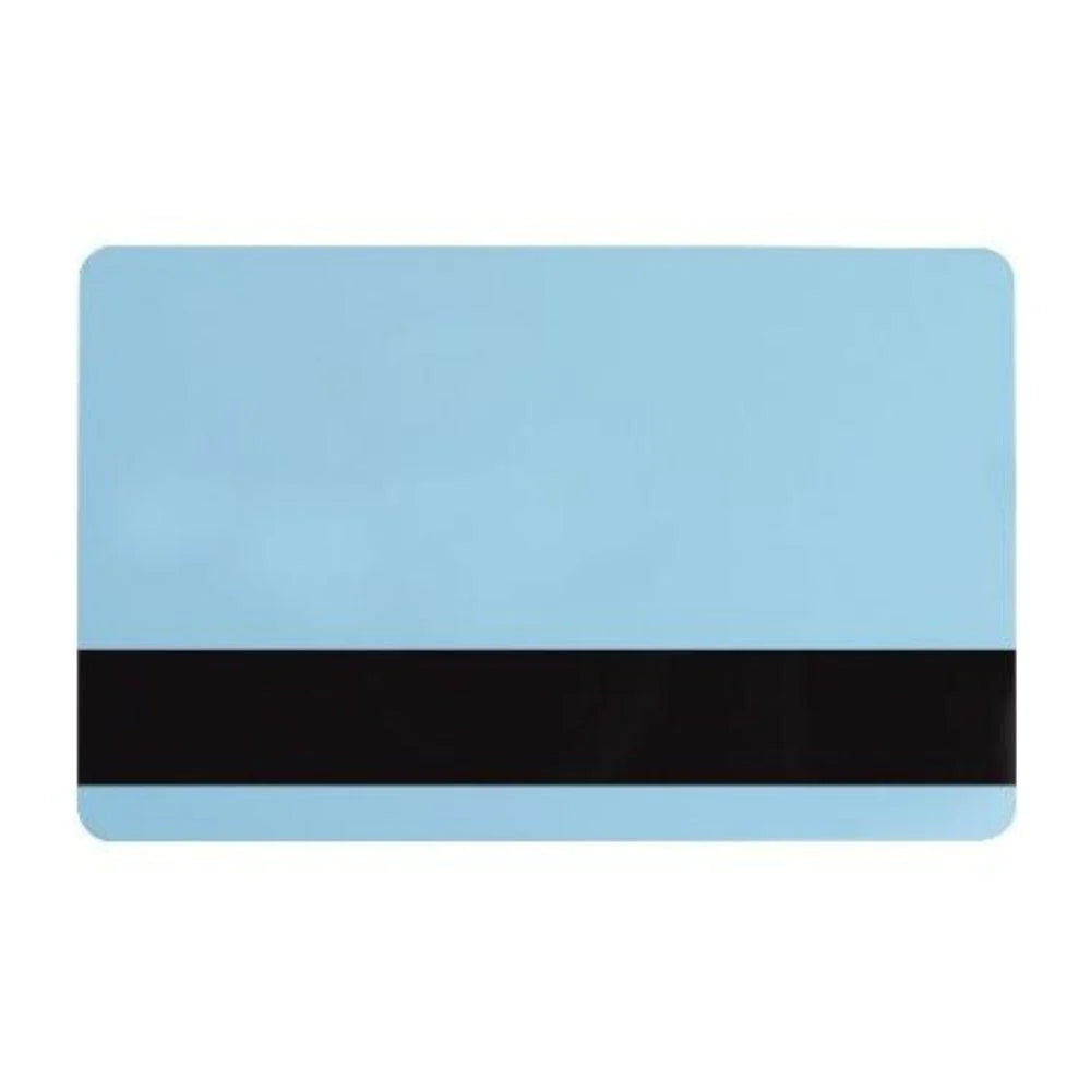 Cards .76mm PVC HiCo Light Blue CR80 - (500 Pack)