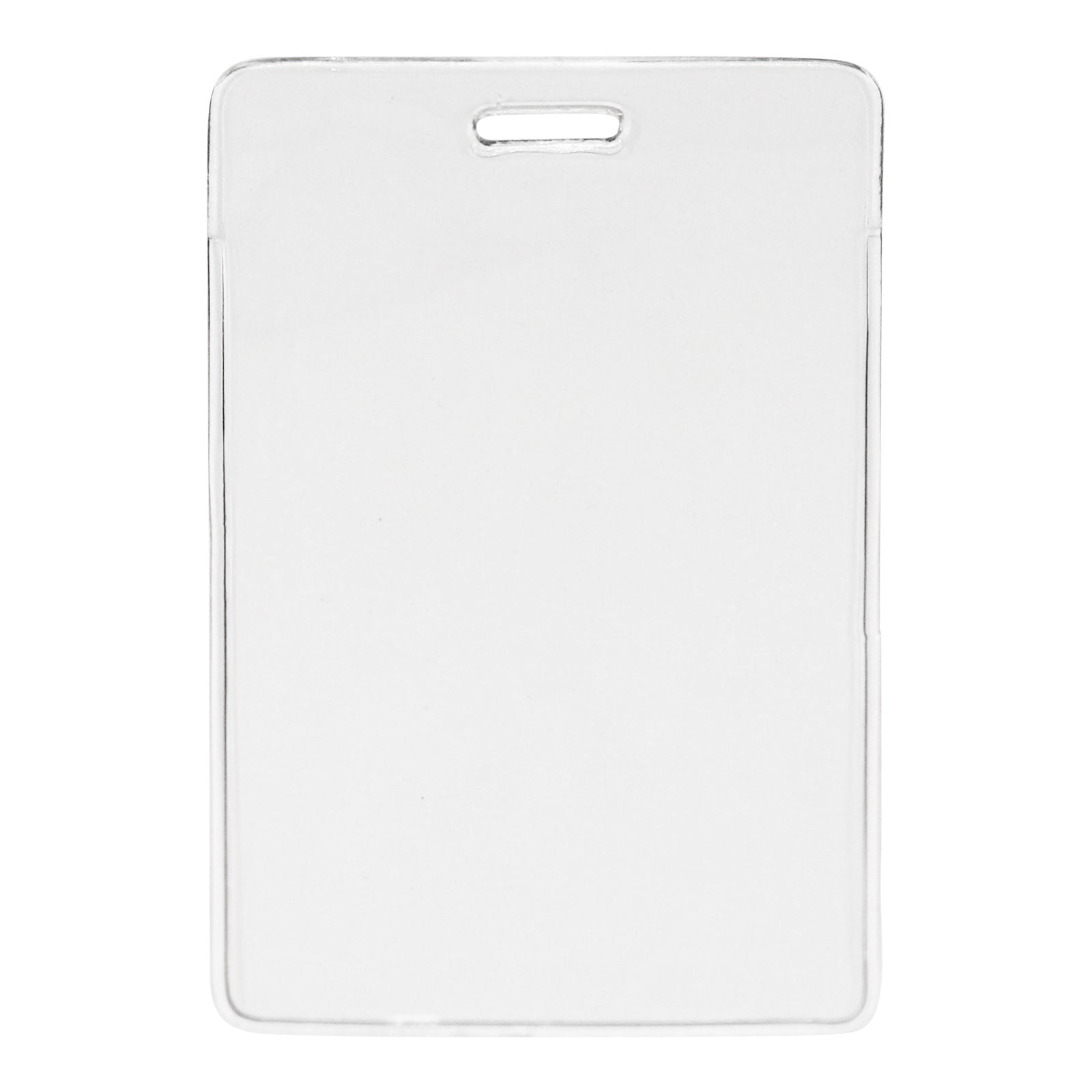 Card Holder Portrait Soft Clear Durable - (100 Pack)